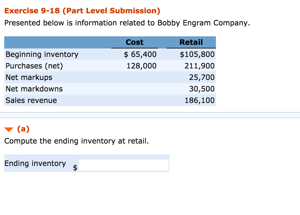 Solved Exercise 9-18 (Part Level Submission) Presented below | Chegg.com