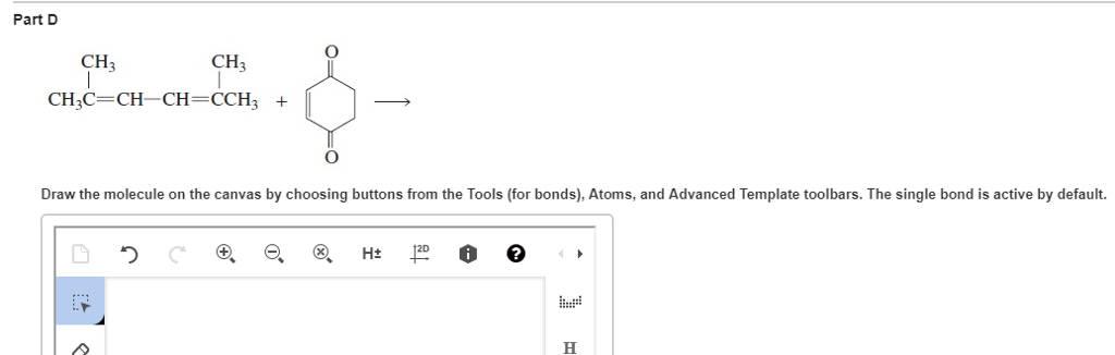 Solved Part D CH3 CH3 CH3C CH CH- CCH3+ Draw the molecule on | Chegg.com