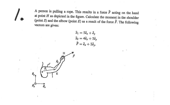 Solved A person is pulling a rope. This results in a force F | Chegg.com