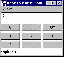 Solved Create an applet that will do simple addition and | Chegg.com