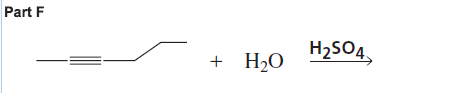 Solved Part F H2SO4 + H20 | Chegg.com