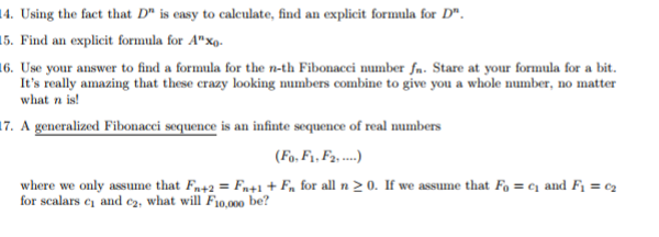 Solved The Fibonacci sequence is the infinite sequence of | Chegg.com