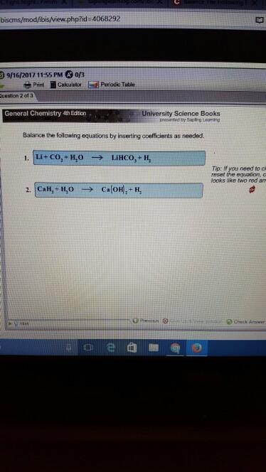 Solved Balance the following equations by inserting | Chegg.com