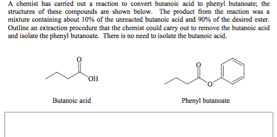 Solved A chemist has carried out a reaction to convert | Chegg.com