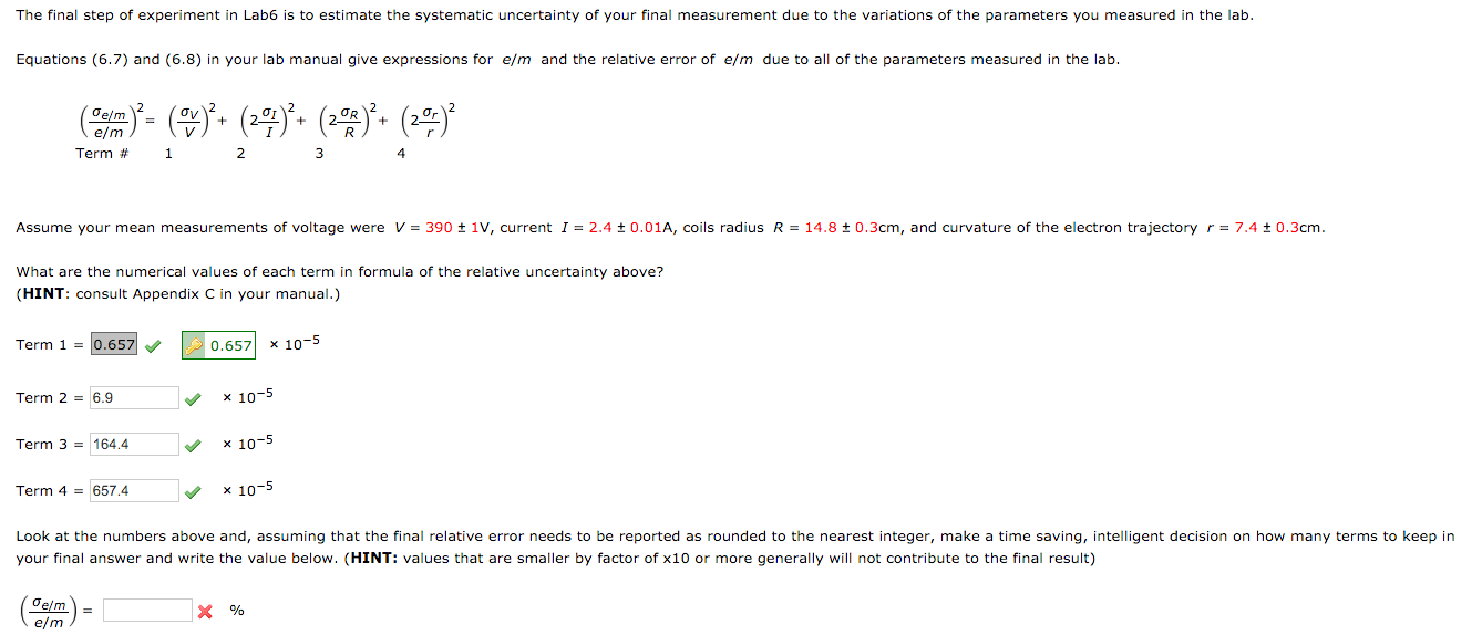 Solved The final step of experiment in Lab6 is to estimate | Chegg.com