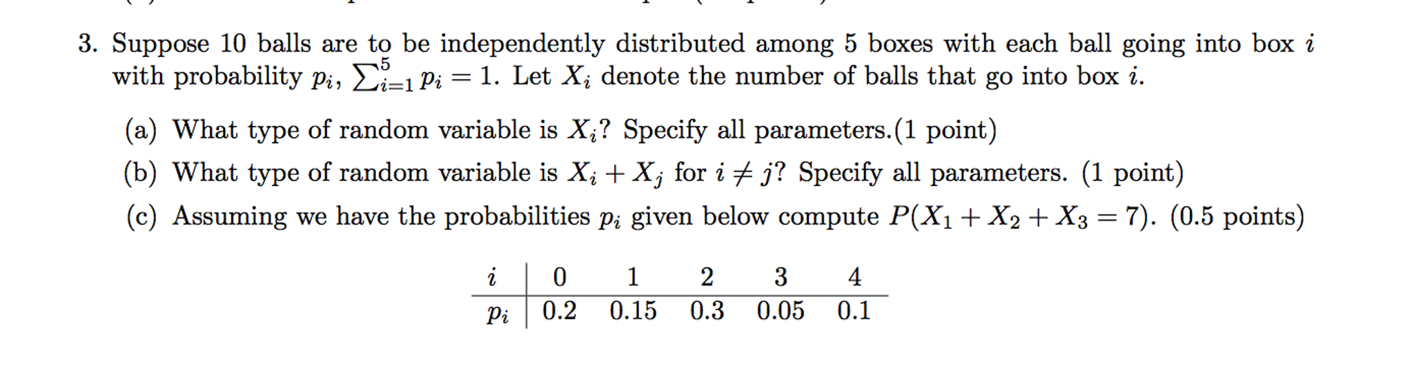 Solved Suppose 10 balls are to be independently distributed | Chegg.com