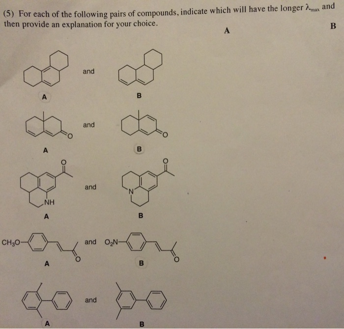Solved: For Each Of The Following Pairs Of Compounds, Indi... | Chegg.com