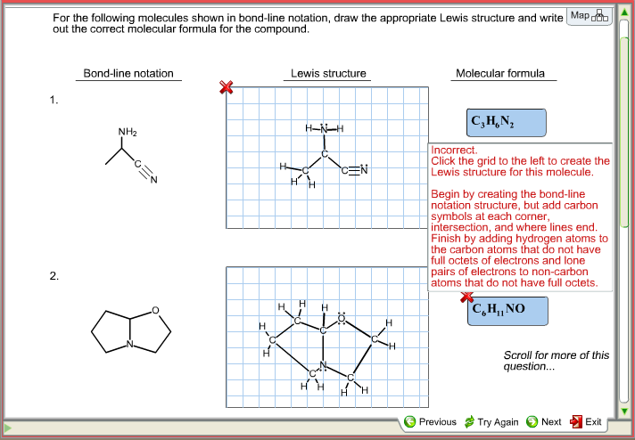 Solved For the following molecules shown in bond-line | Chegg.com