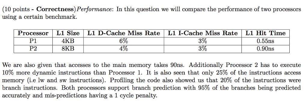 Solved (10 points- Correctness) Performance: In this | Chegg.com