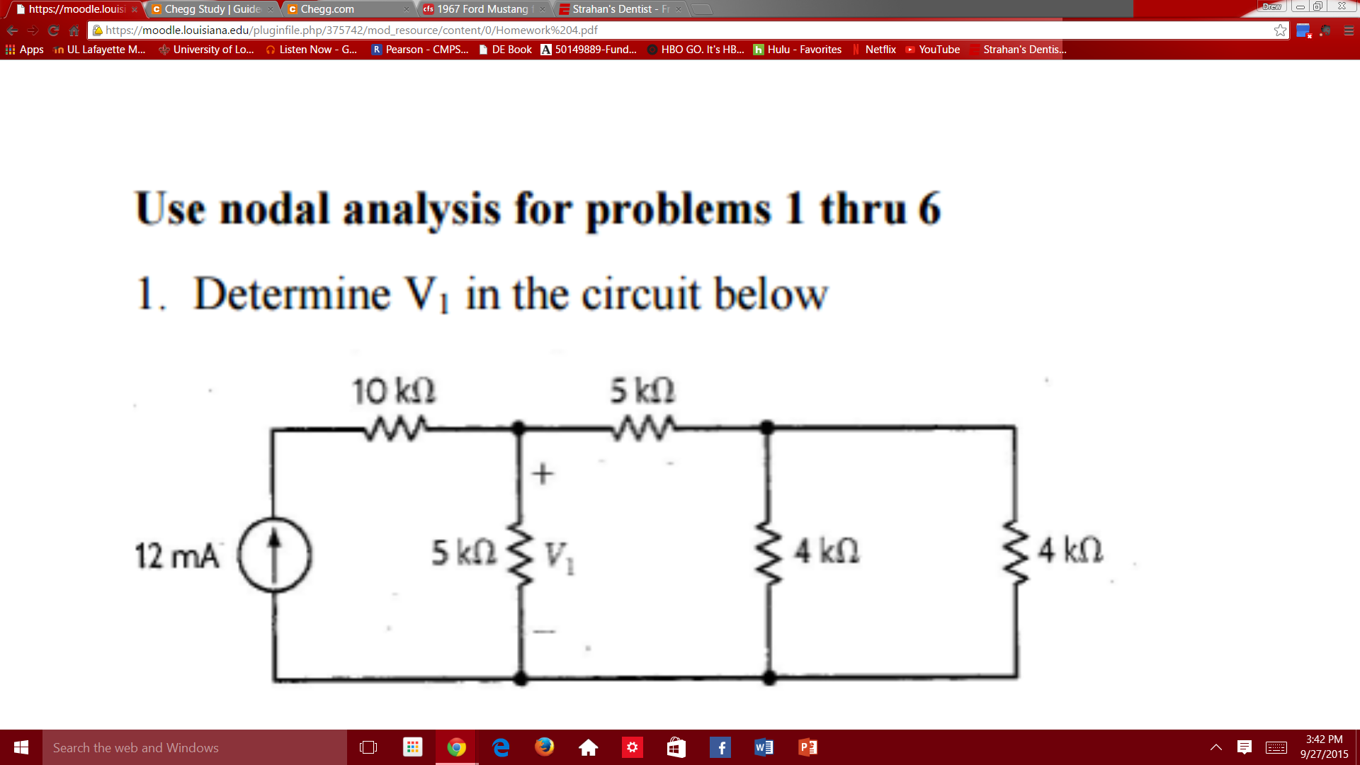 Solved I understand how to simplify the two resistors in | Chegg.com