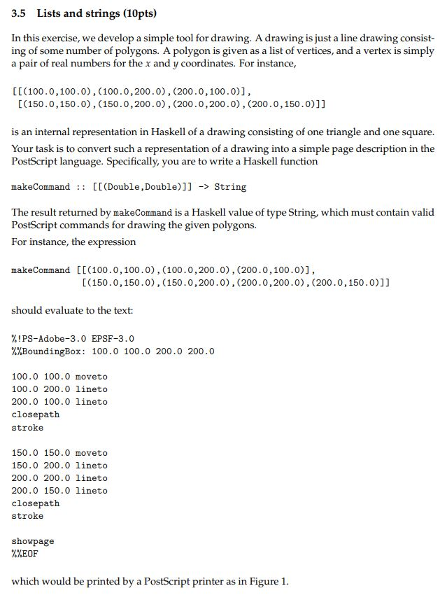 3.5 Lists and strings (10pts) In this exercise, we | Chegg.com