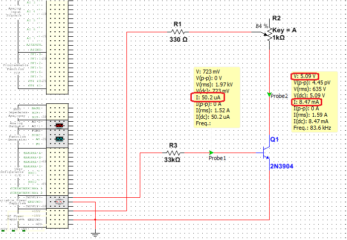 R1 330 Q R3 33km V: 723 m (p-p): 0 V V(ms): 1.97 kW | Chegg.com