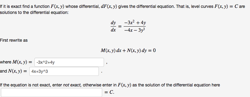 Solved (3 points) The differential equation can be written | Chegg.com