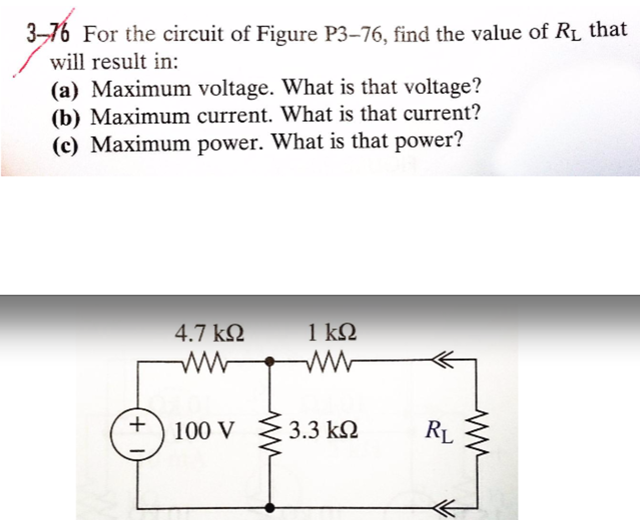Solved For the circuit of Figure P3-76, find the value of | Chegg.com