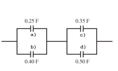 Solved A) For the capacitor network shown in the figure, | Chegg.com