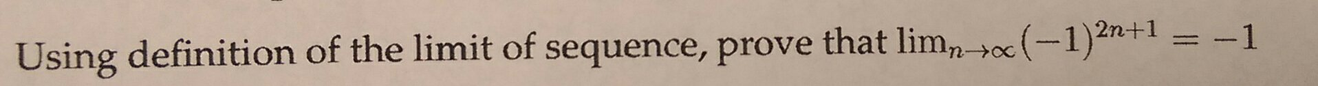 Solved Using definition of the limit of sequence, prove that | Chegg.com