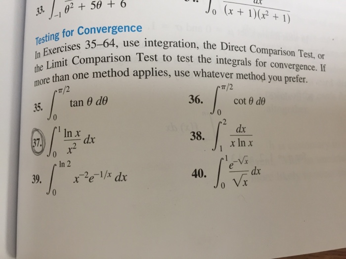 Solved In Exercises 35-64, use integration, the Direct | Chegg.com