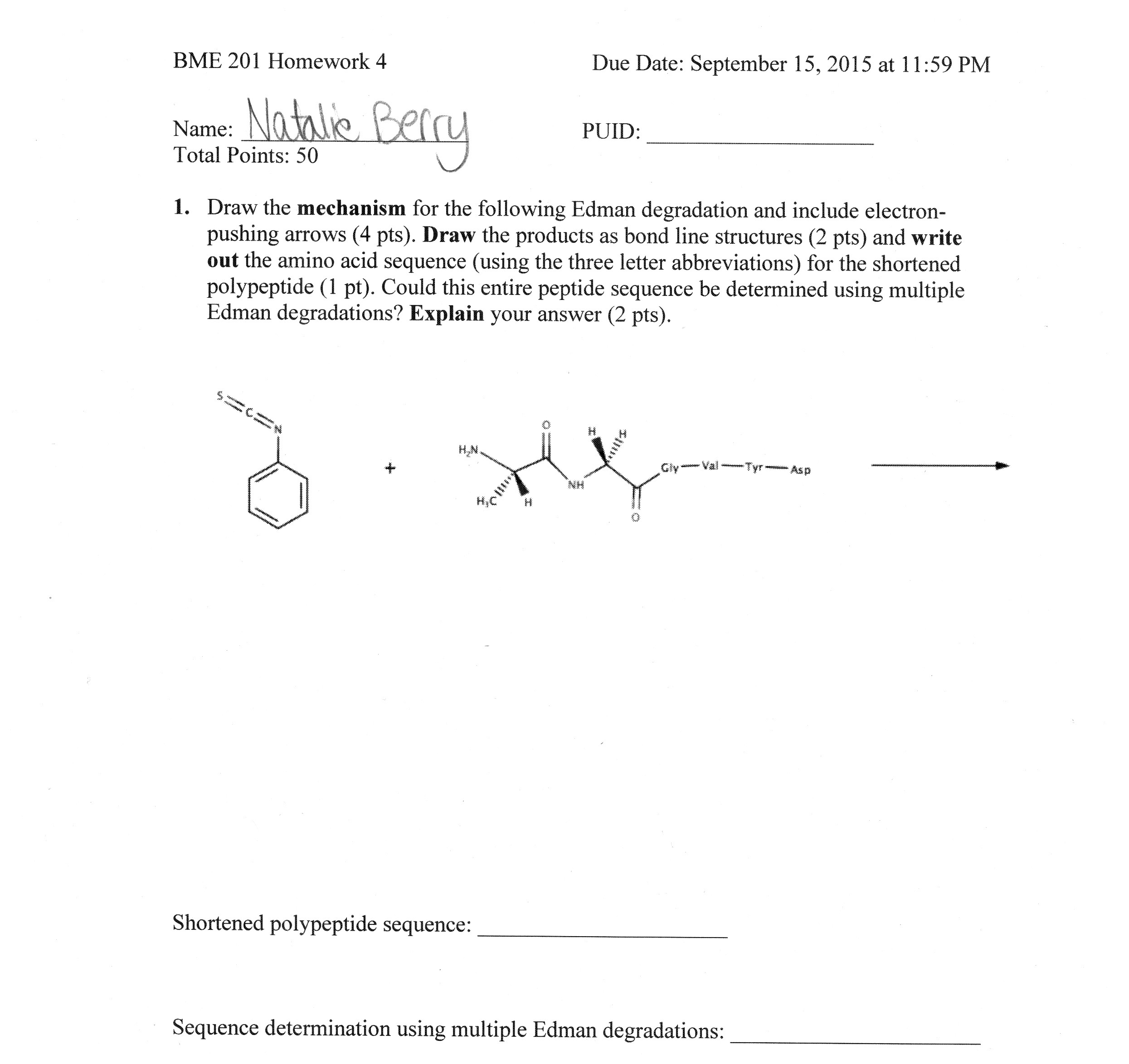 Solved Draw the mechanism for the following Edman | Chegg.com