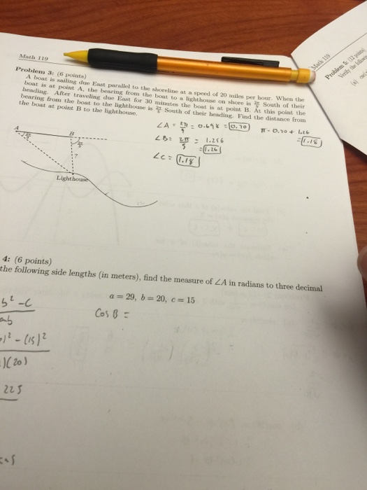 Solved A boat is sailing due East parallel to the short line | Chegg.com