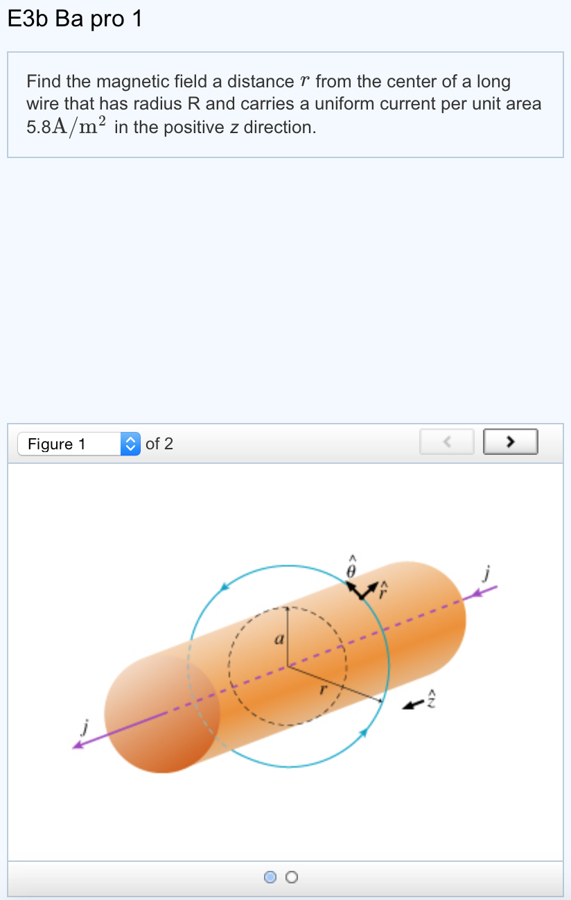 Solved Find the magnetic field a distance r from the center | Chegg.com