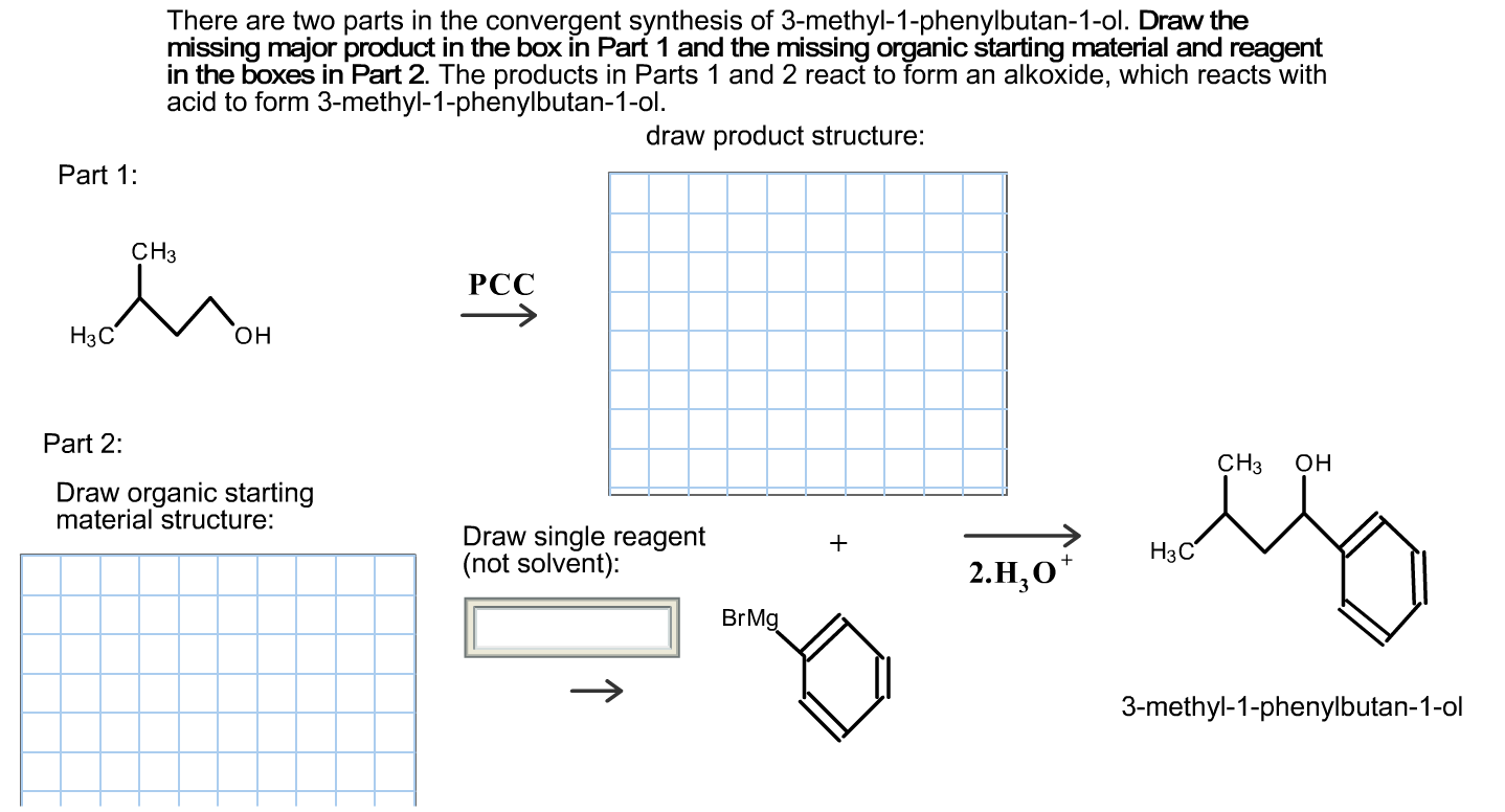 Solved There are two parts in the convergent synthesis of | Chegg.com