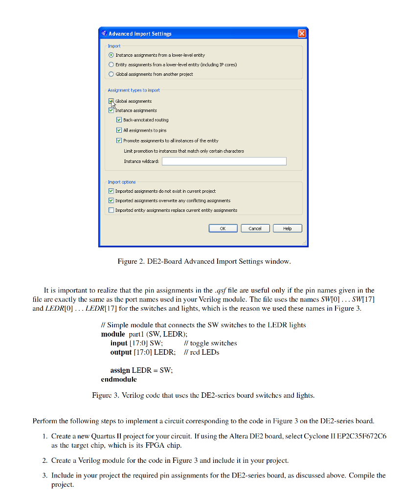 Solved When importing the pin assignments file for the | Chegg.com