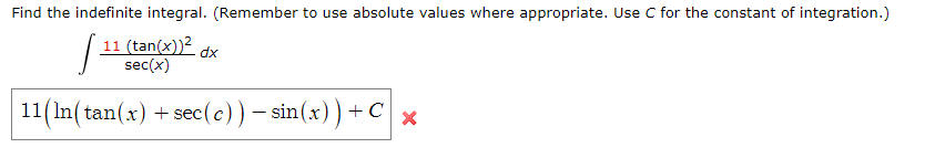 Solved Find the indefinite integral. (Remember to use | Chegg.com