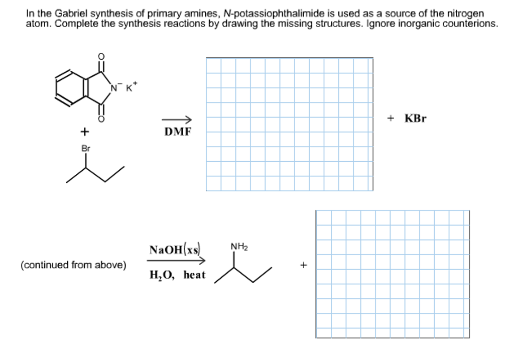 Solved In the Gabriel synthesis of primary amines, | Chegg.com