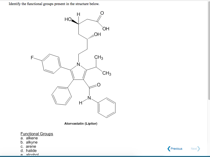 Solved Identify the functional groups present in the | Chegg.com Solved Identify the functional groups present in the | Chegg.com