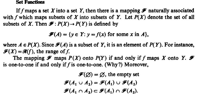 Solved If f maps a set X into a set Y, then there is a | Chegg.com