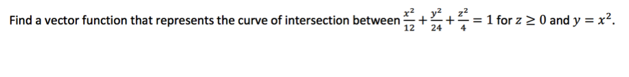 Solved Find a vector function that represents the curve of | Chegg.com