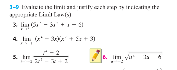 Solved Evaluate the limit and justify each step by | Chegg.com