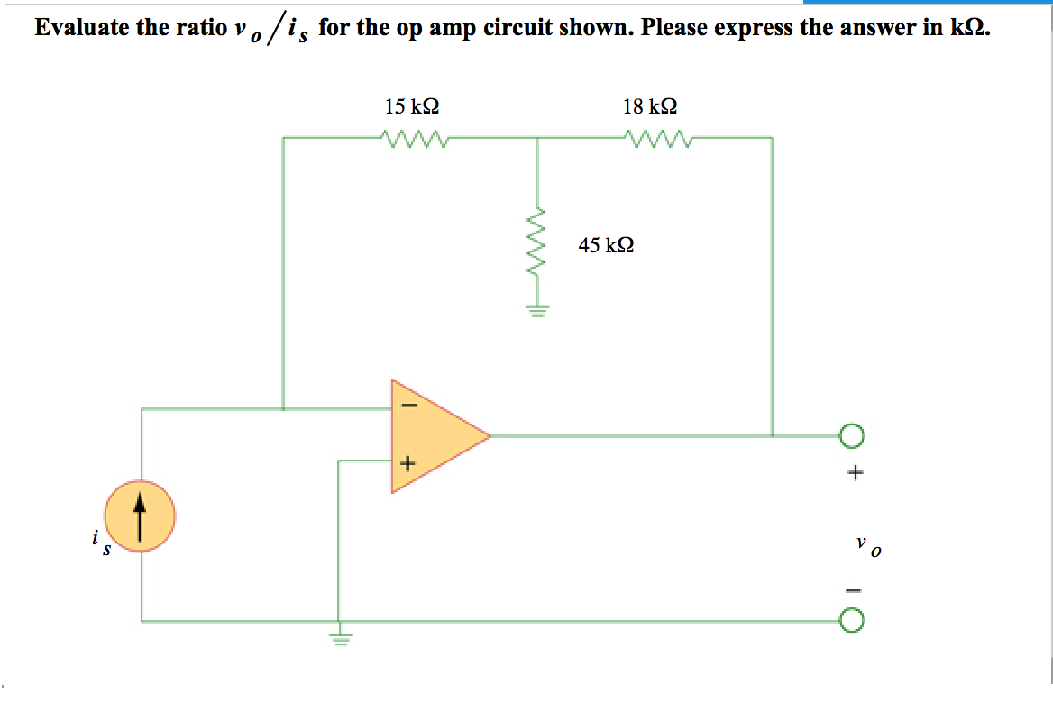 Solved Find vo and io in the circuit shown below. 0 120 kS2 | Chegg.com