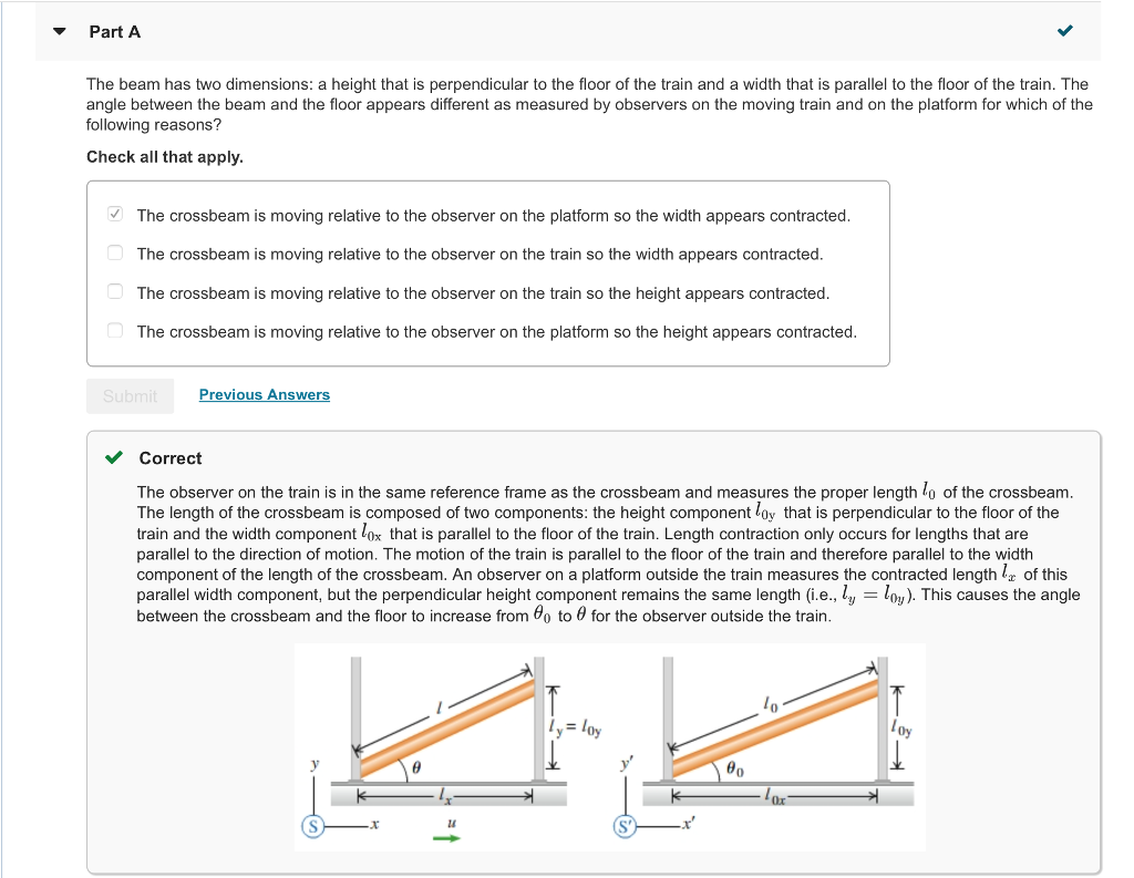 Solved Problem Solving Strategy 37.2: Length Contraction | Chegg.com