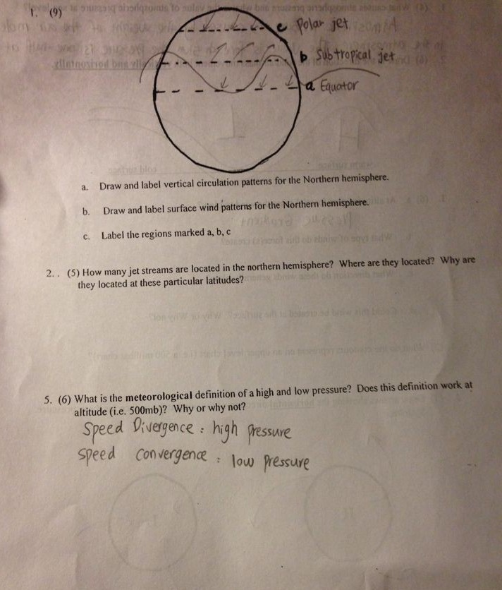 Draw and lable circulation patterns for the Northern | Chegg.com