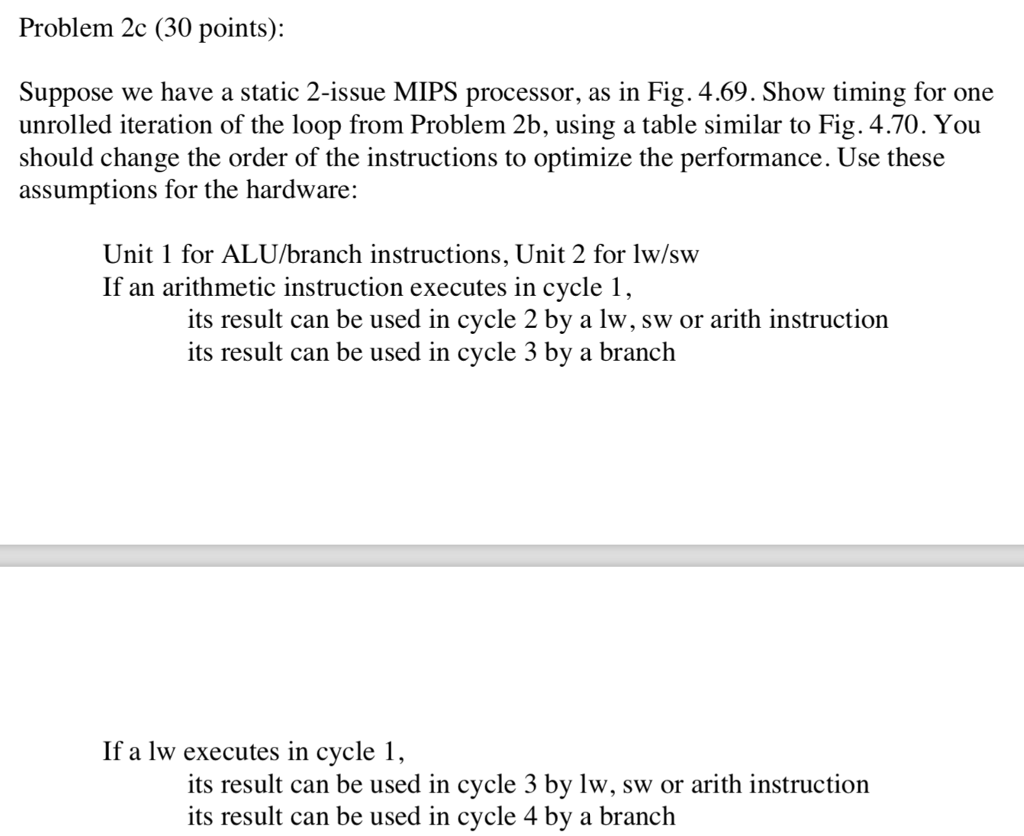 Problem 2c (30 points): Suppose we have a static | Chegg.com