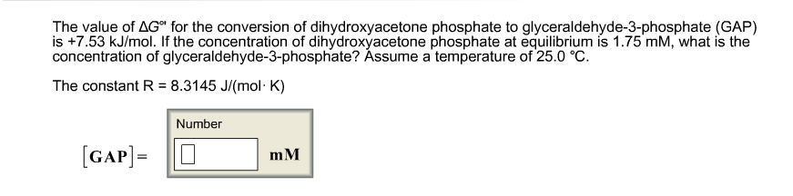 Solved The value of Delta G for the conversion of | Chegg.com