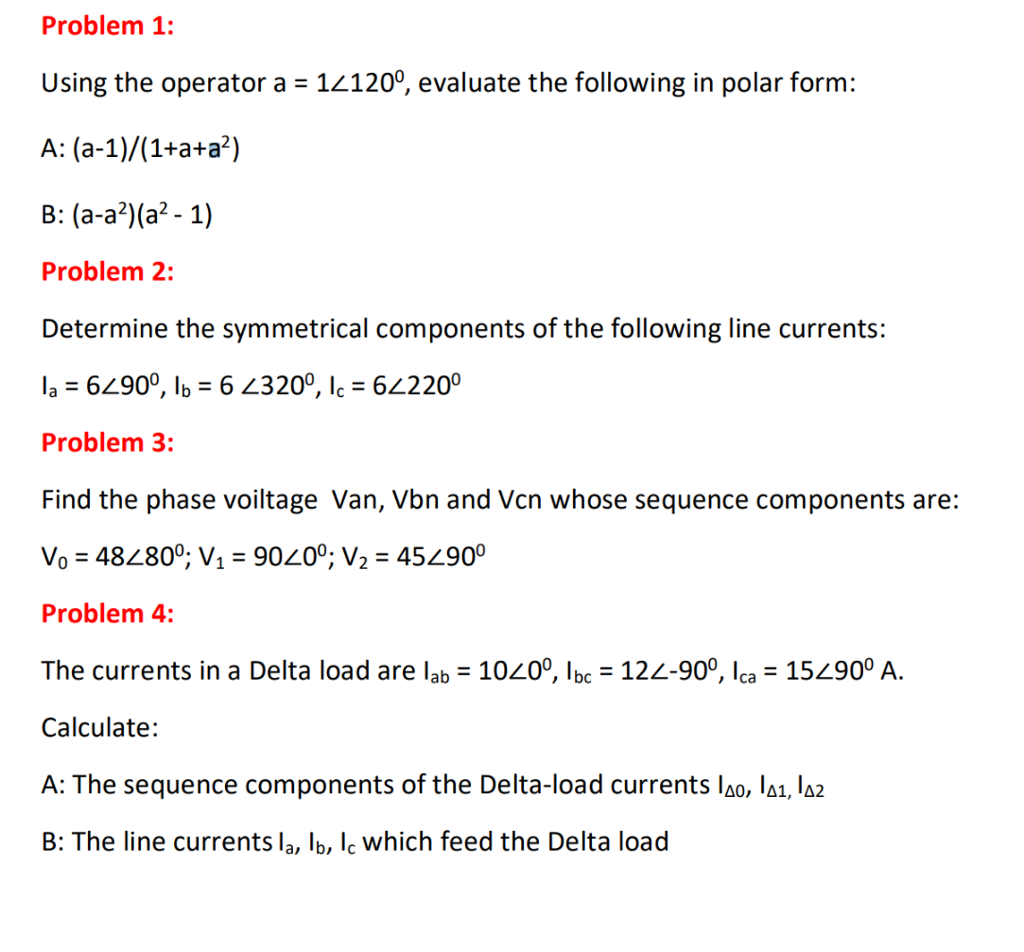 Solved Problem 1 Using the operator a 121200, evaluate the | Chegg.com