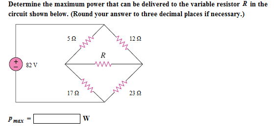 Solved Determine the maximum power that can be delivered to | Chegg.com