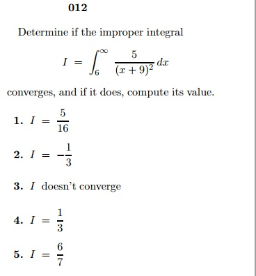 Solved Determine if the improper integral converges, and if | Chegg.com