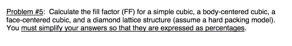 Solved Problem #5: Calculate the fill factor (FF) for a | Chegg.com