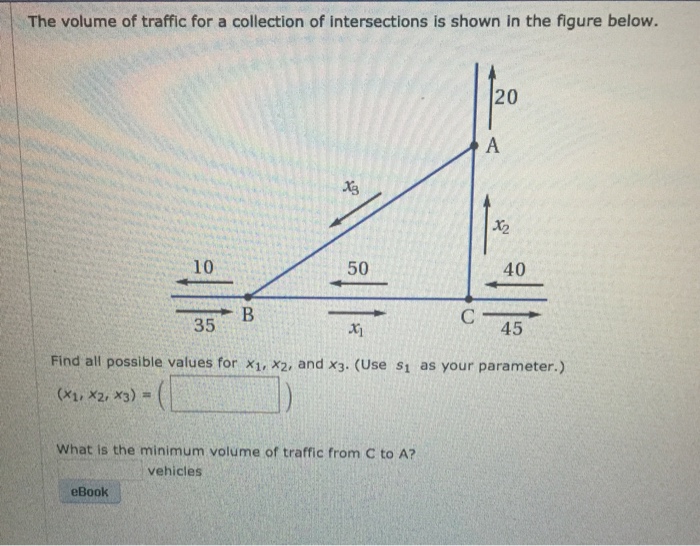Solved The volume of traffic for a collection of | Chegg.com