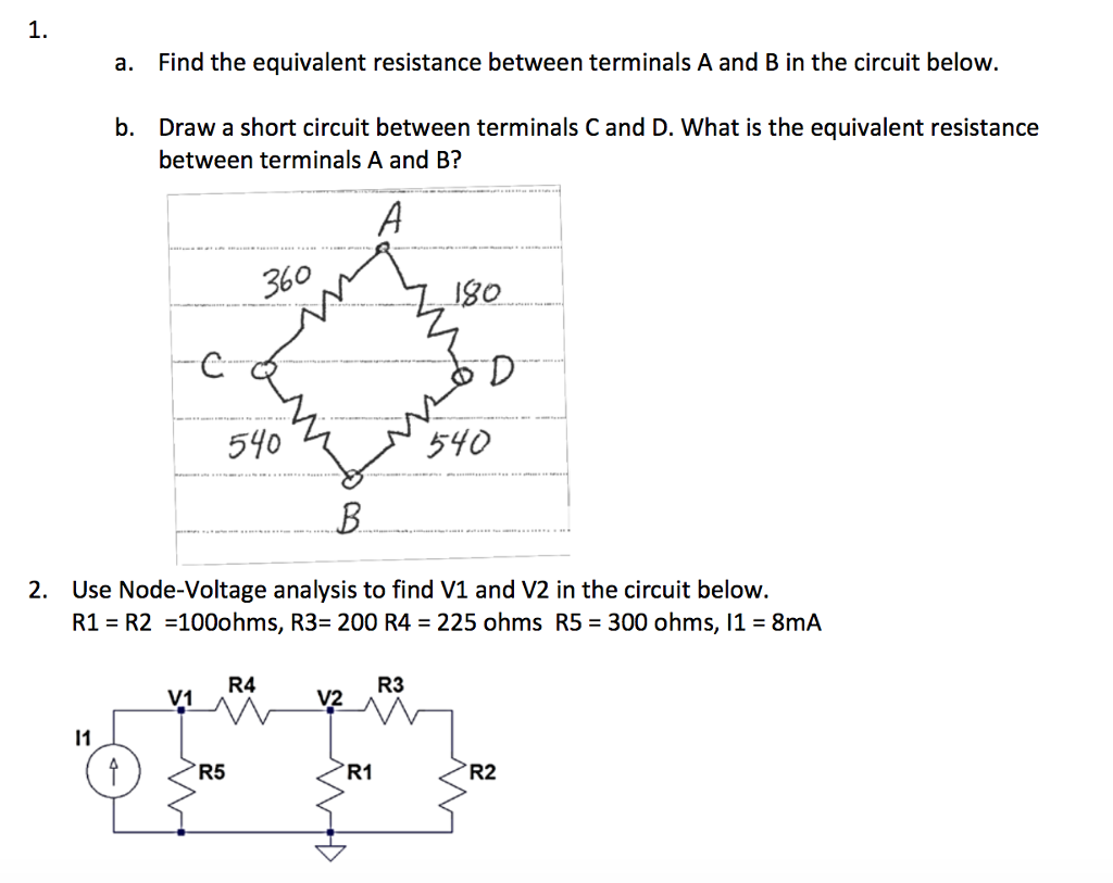 Solved Find the equivalent resistance between terminals A | Chegg.com