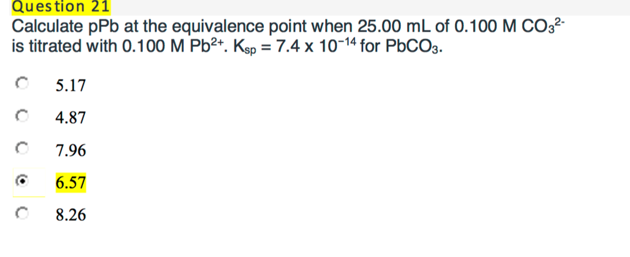 Solved Calculate PPb At The Equivalence Point When 25 00 ML Chegg Solved Calculate PPb At The Equivalence Point When 25 00 ML Chegg