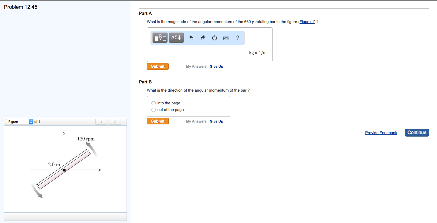 Solved What Is The Magnitude Of The Angular Momentum Of The