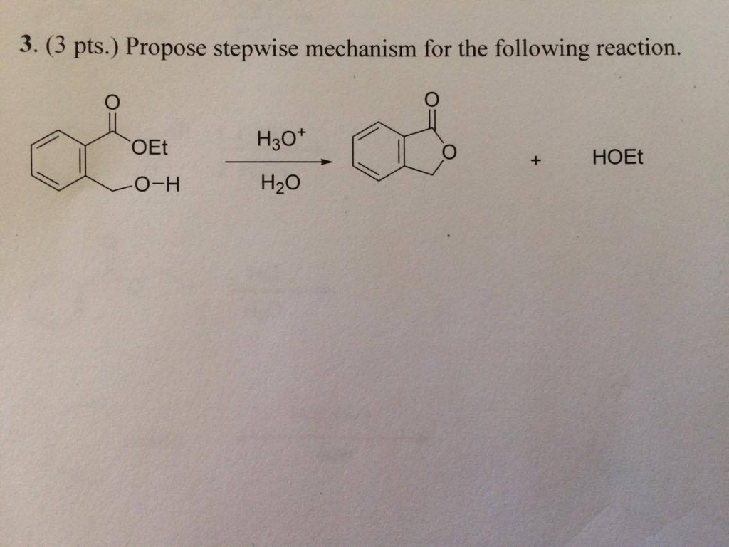 Solved Propose stepwise mechanism for the following | Chegg.com