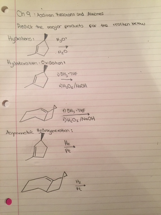 Solved Addition Reactions and Alkenes Predict the major | Chegg.com Solved Addition Reactions and Alkenes Predict the major | Chegg.com