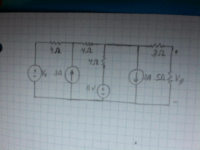 Solved In the following circuit, if Vr = 15V, find Vx. | Chegg.com Solved In the following circuit, if Vr = 15V, find Vx. | Chegg.com