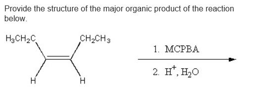 Solved Draw the product formed when the structure shown | Chegg.com