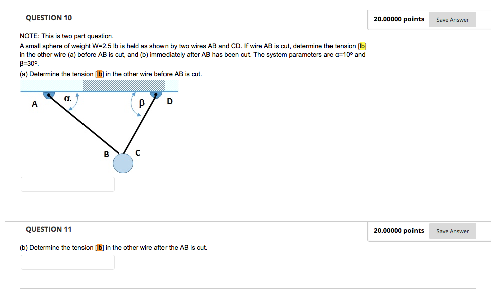 Solved QUESTION 10 20.00000 points Save Answer NOTE: This is | Chegg.com